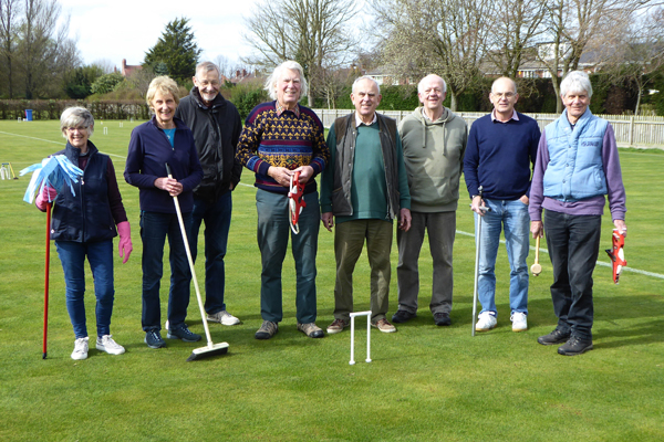 Lawns ready for play – Chester Croquet Club