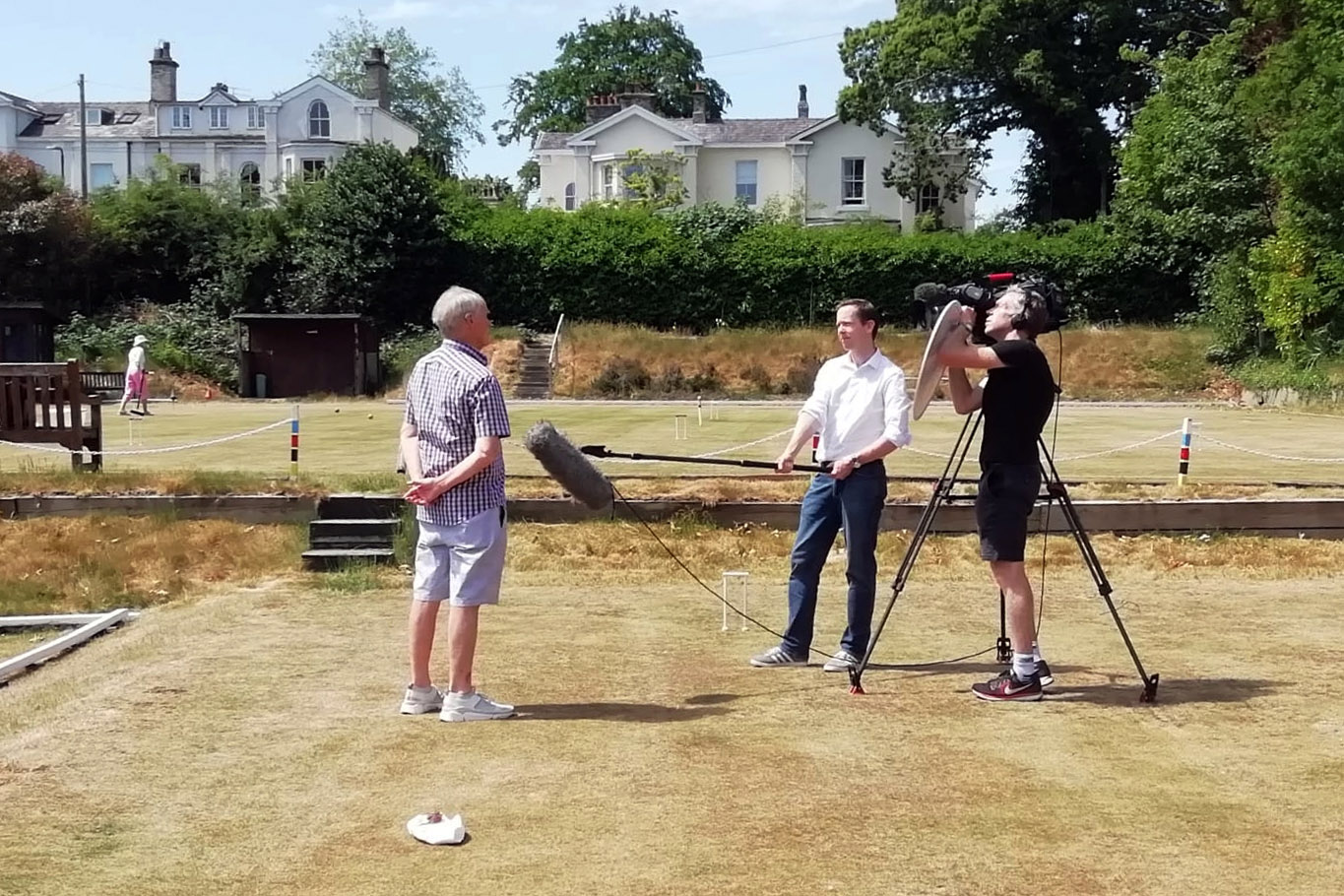 Socially distanced croquet – Chester Croquet Club